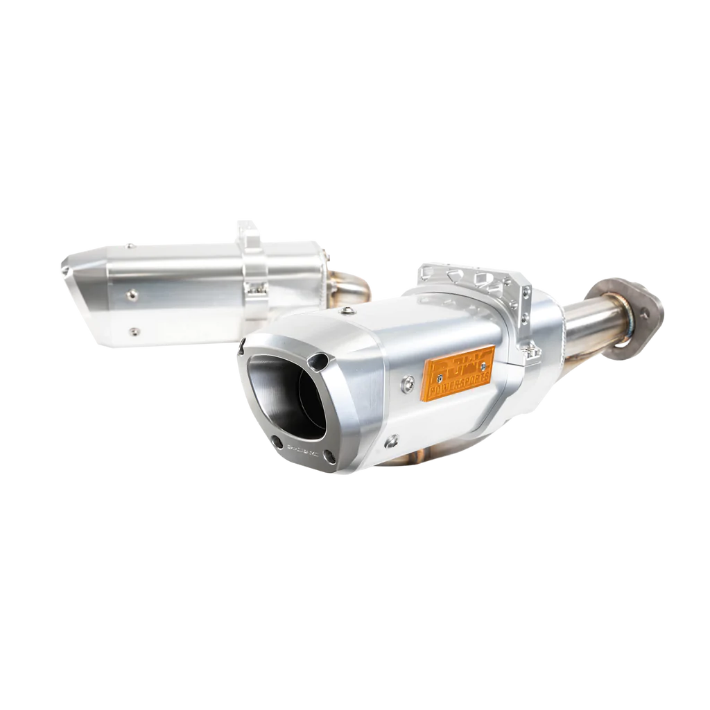 RJWC APX Aluminium Slip-On Dual Auspuff CF Moto Gen. 3